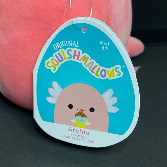 Kellytoy | Toys | Squishmallow Archie The Axolotl With Icecream 75 ...